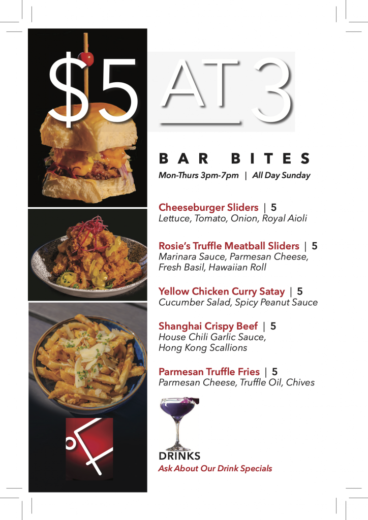Fahrenheit Cleveland Menus