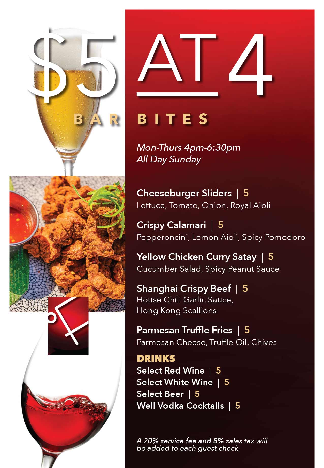 Fahrenheit Cleveland Menus