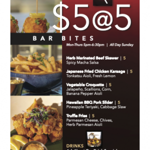 Fahrenheit Charlotte Menus