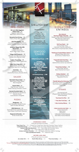Fahrenheit Charlotte Menus